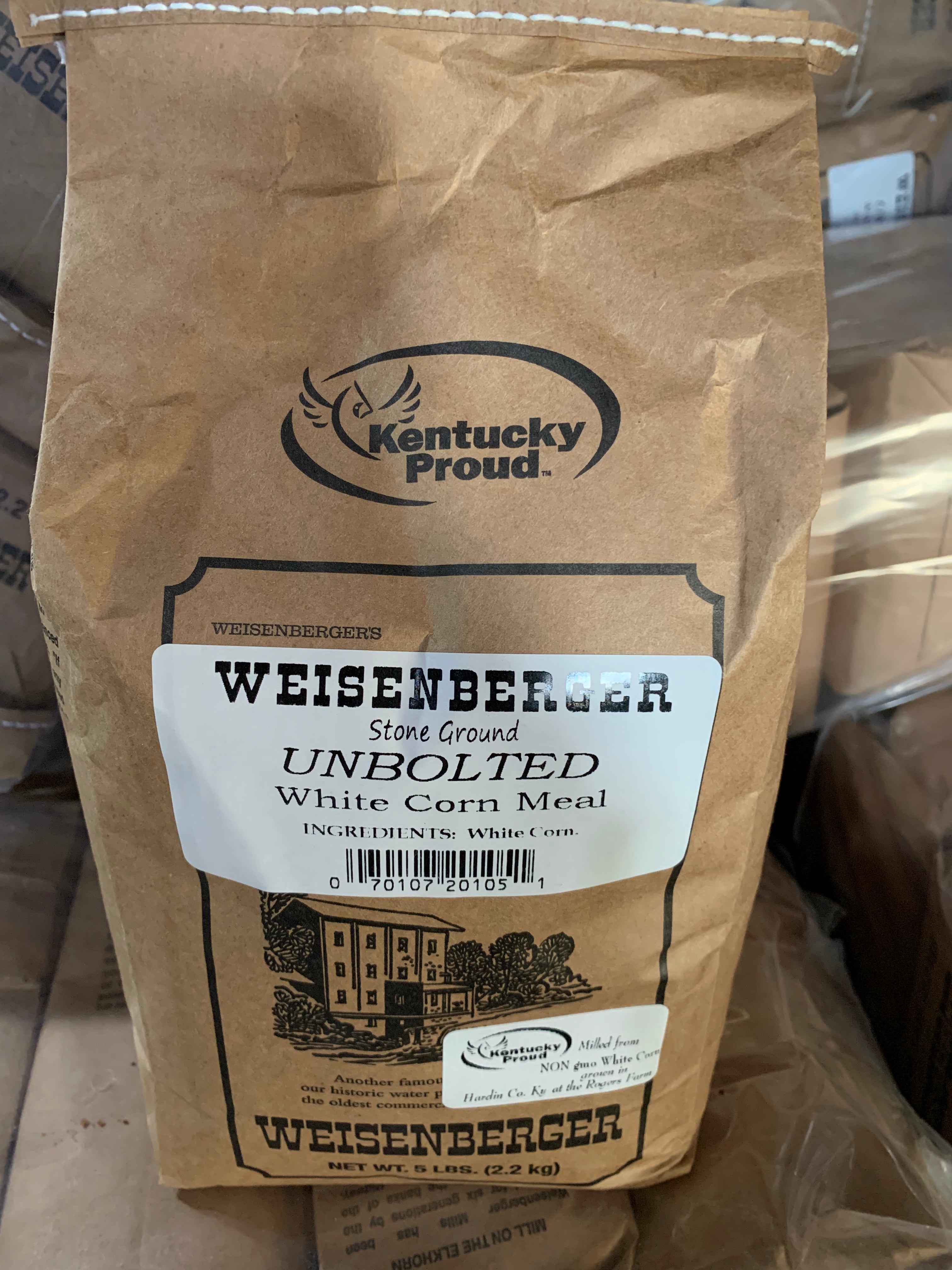 UNBOLTED PLAIN CORNMEAL